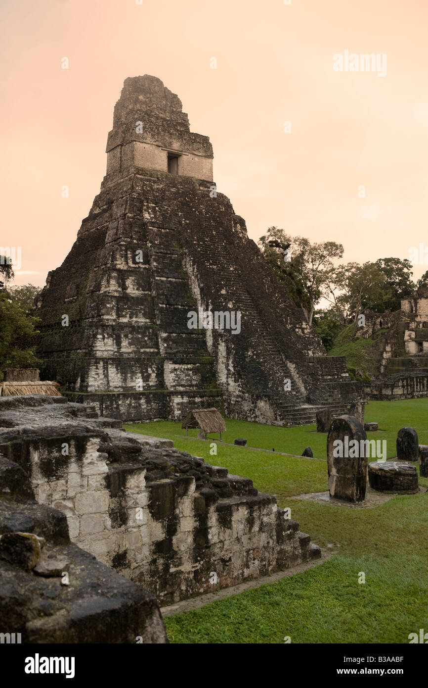 Tikal Pyramid ruins (UNESCO site), Guatemala Stock Photo - Alamy