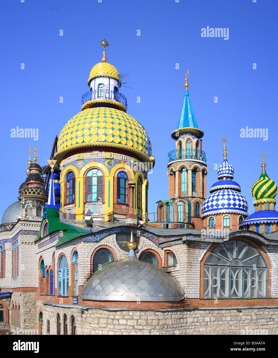 'Temple of all religions', modern architecture, Kazan, Tatarstan ...