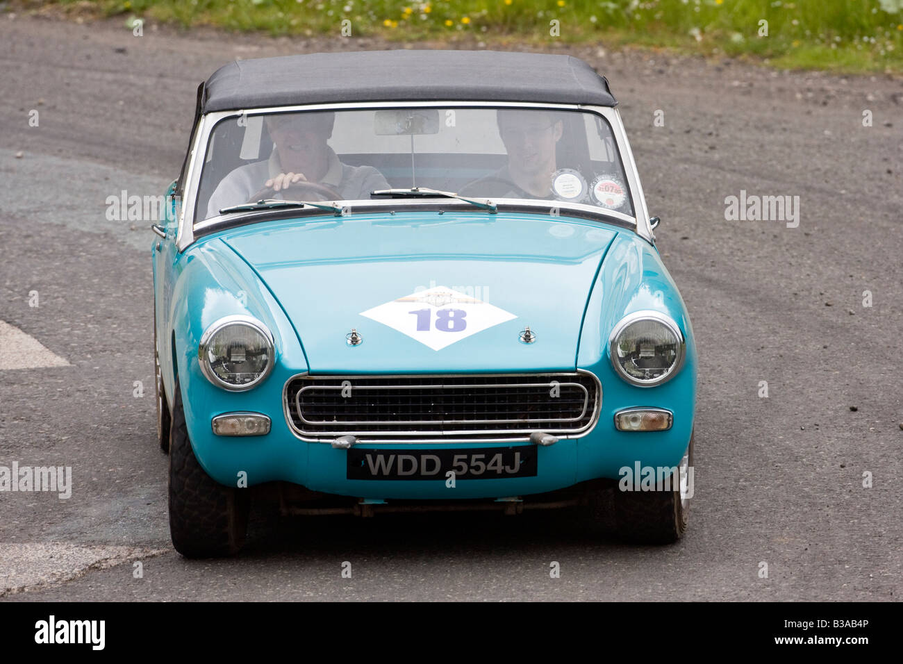 1971 MG Midget Classic Vehicle Autotest Rally Knockhill Fife Scotland ...