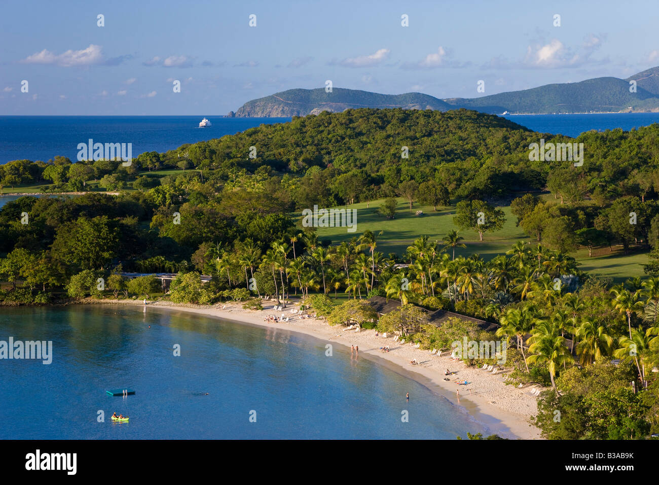 Caribbean, US Virgin Islands, St. John, Hawksnest Bay Stock Photo - Alamy