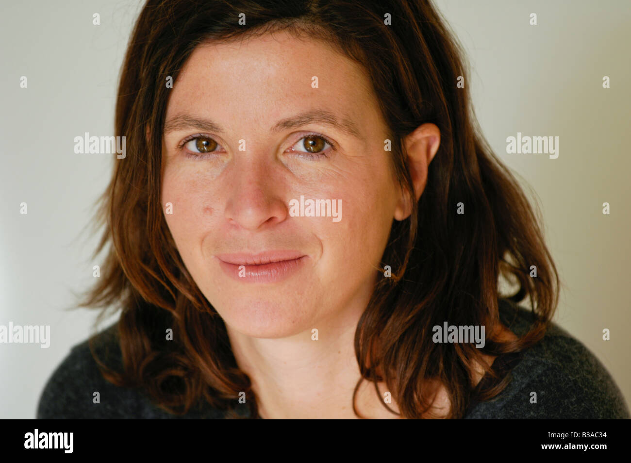 Canadian born novelist Rachel Cusk portrait at home Stock Photo - Alamy