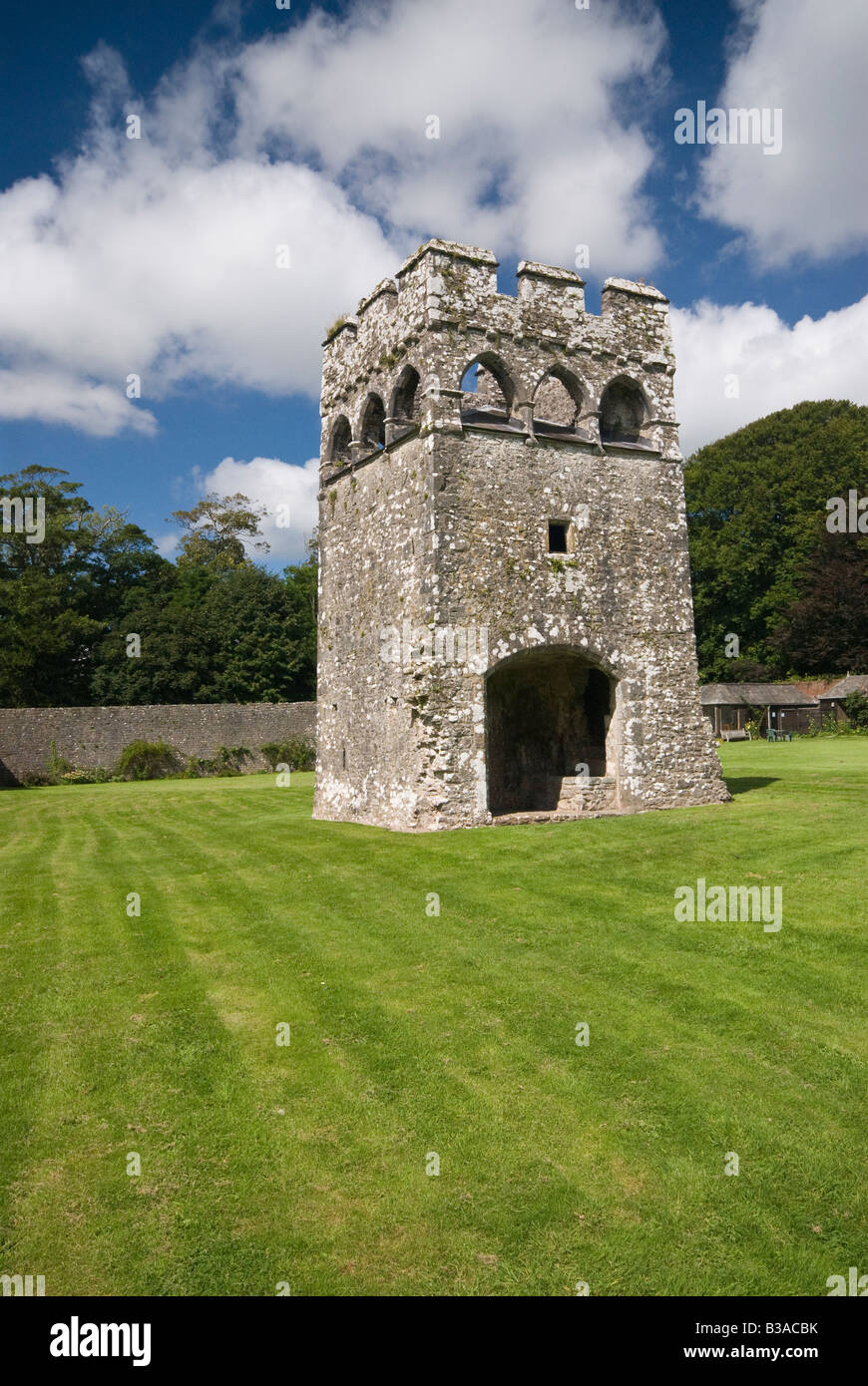 Lamphey Palace Wales Stock Photo - Alamy