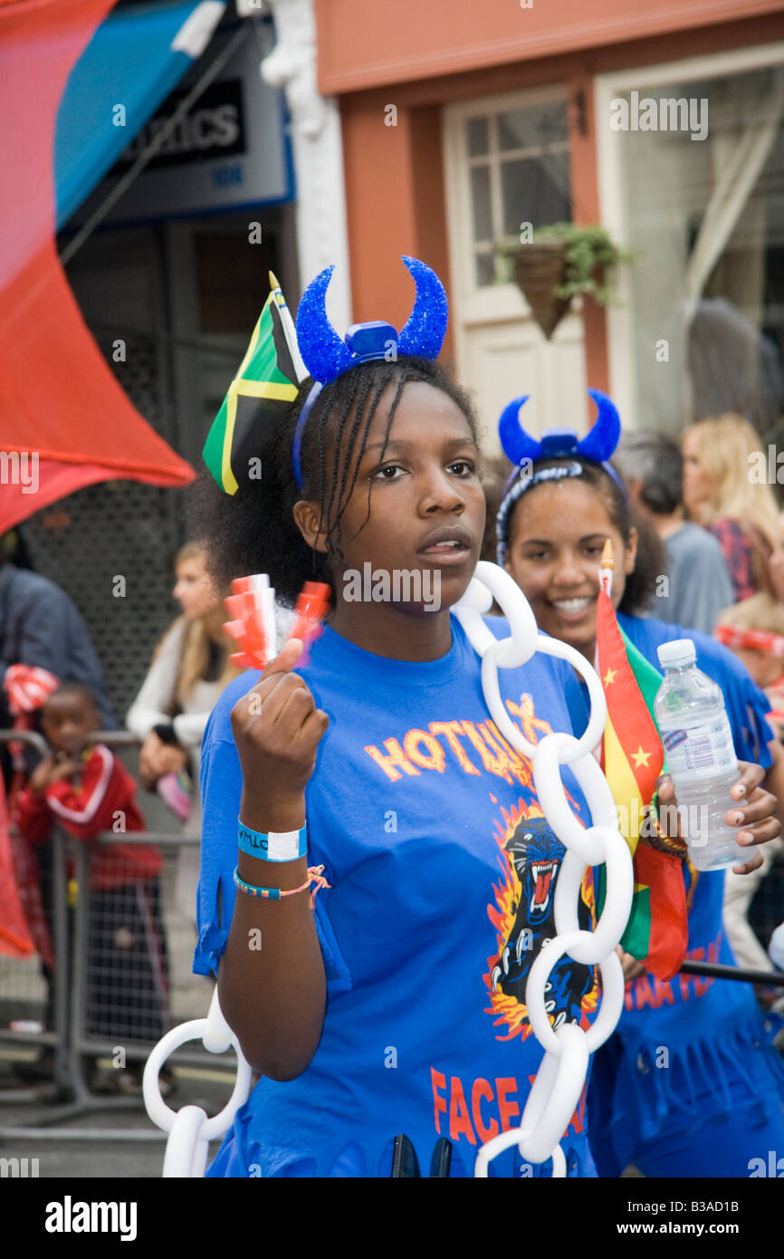 Dancers at the Notting Hill Carnival, London, England, UK. 25th August ...