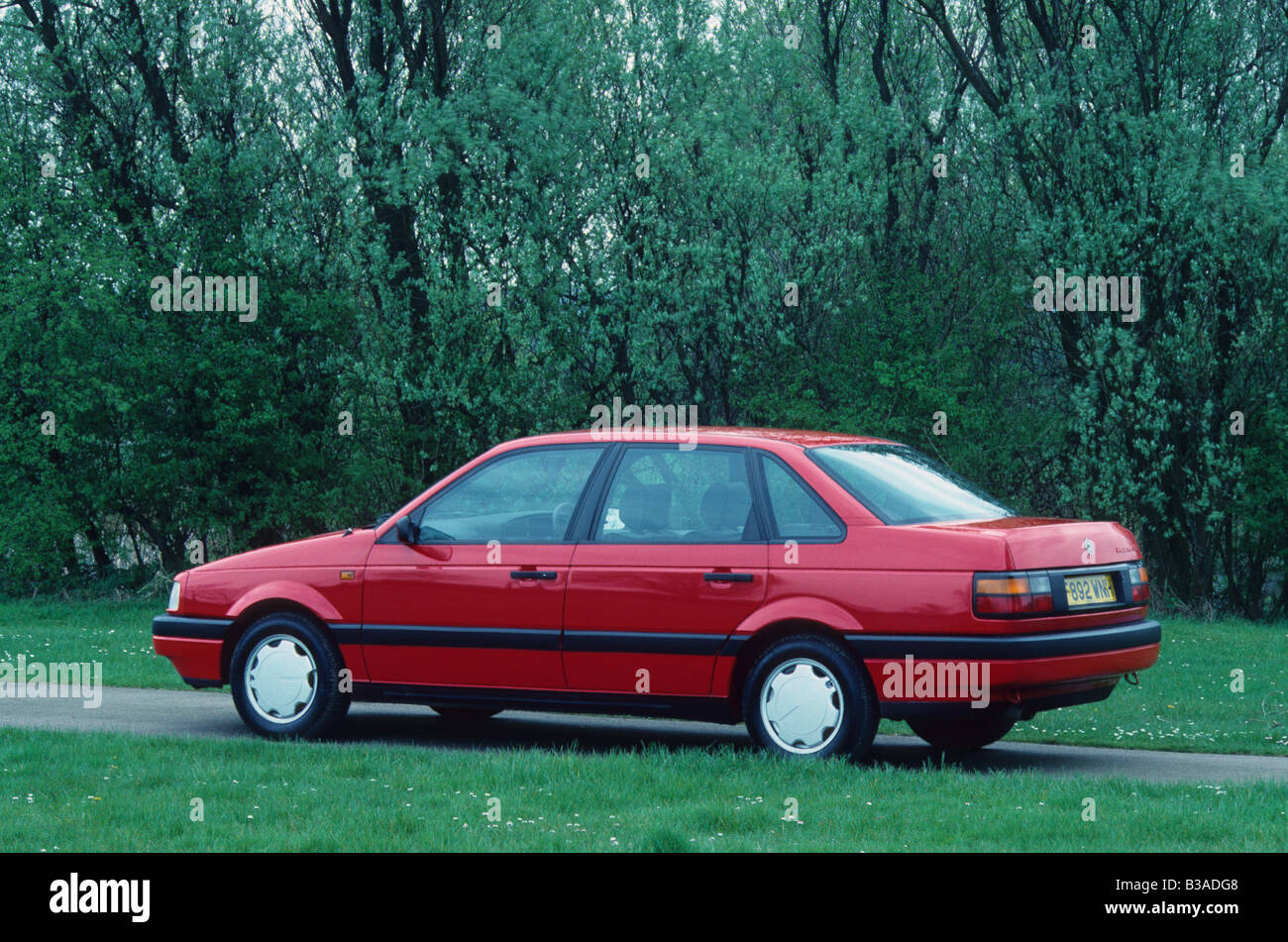 Volkswagen Passat Saloon GL of 1989. Model years 1988-97 Stock Photo ...