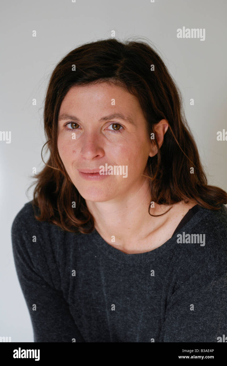 Canadian born novelist Rachel Cusk portrait at home Stock Photo - Alamy