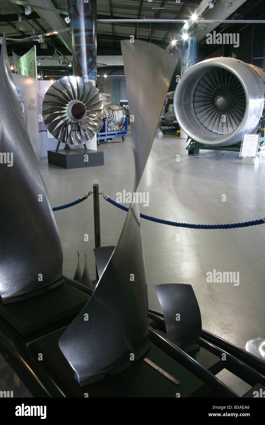 City of Derby, England. The Rolls-Royce Heritage Trust exhibition is ...