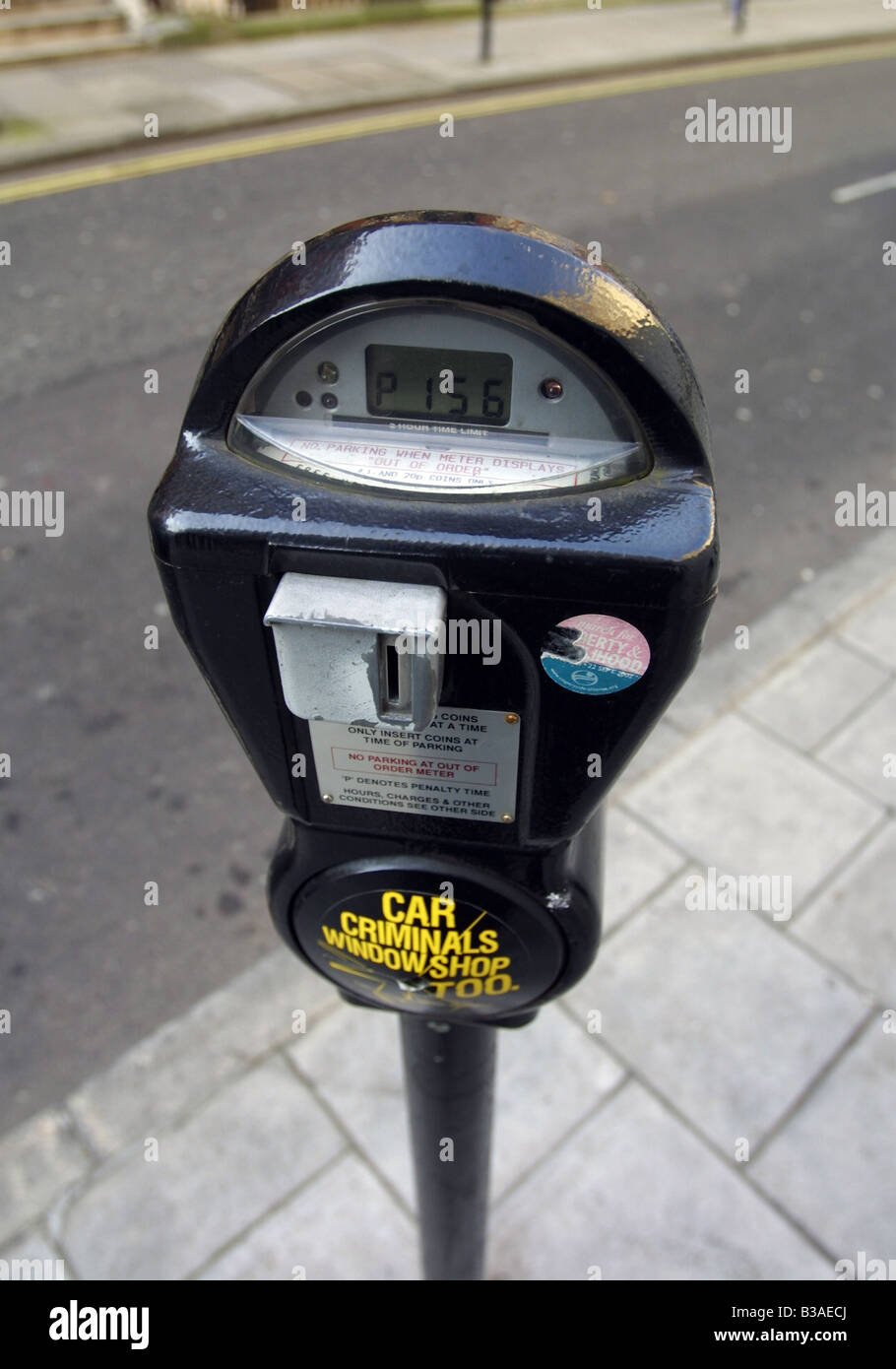 A car parking meter London Stock Photo - Alamy