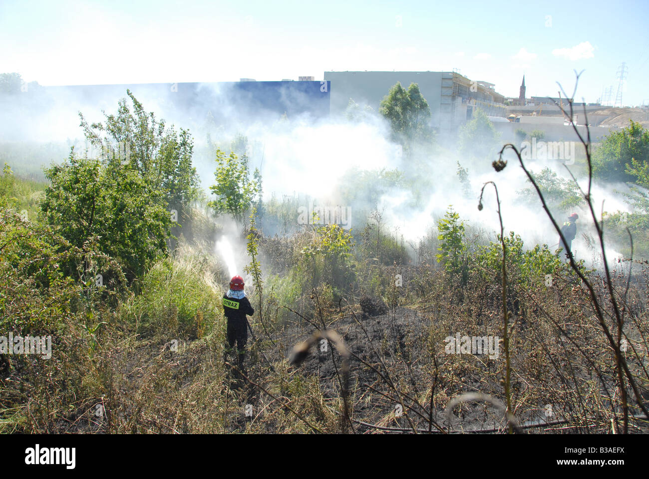 Using fire hose reel hi-res stock photography and images - Alamy