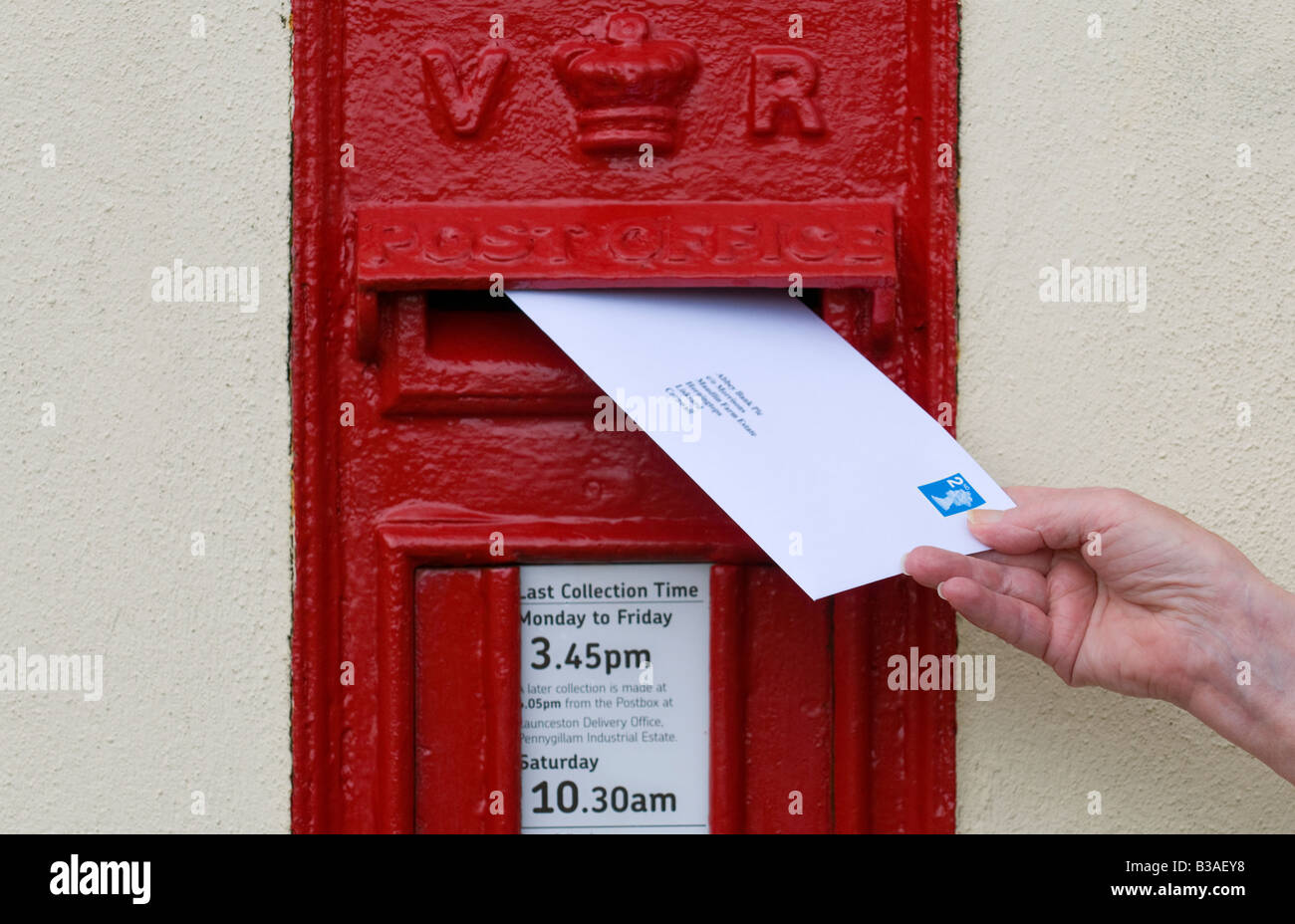 Royal mail postman letter hi-res stock photography and images - Alamy
