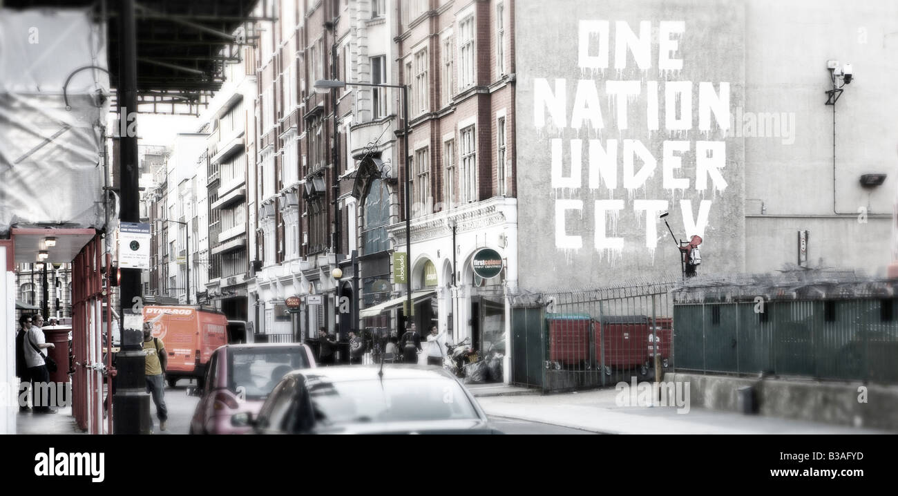 Banksy cctv hi-res stock photography and images - Alamy