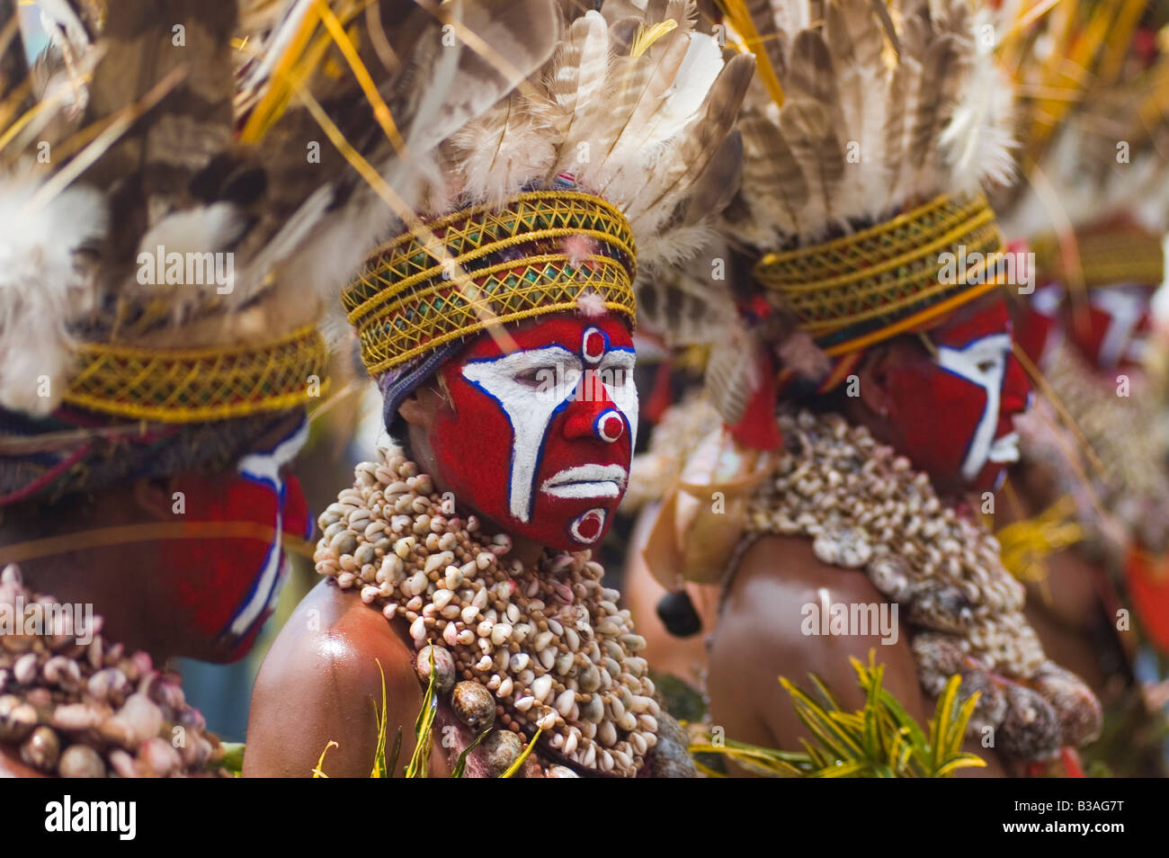 PNG Dancer Goroka Show Singsing Stock Photo - Alamy