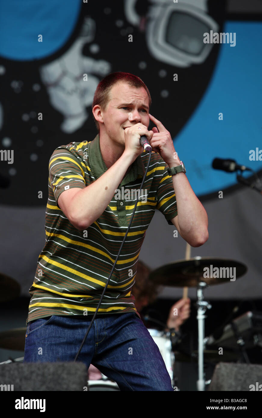 Just Jack on stage at the V Festival Hylands Park Chelmsford Essex ...