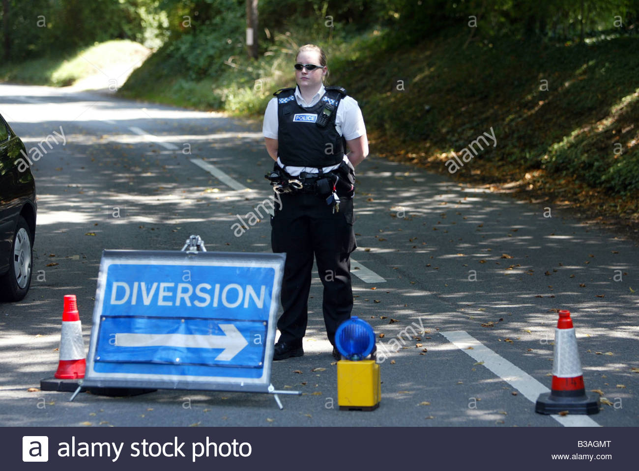 Police Road Block Stock Photos & Police Road Block Stock Images - Alamy