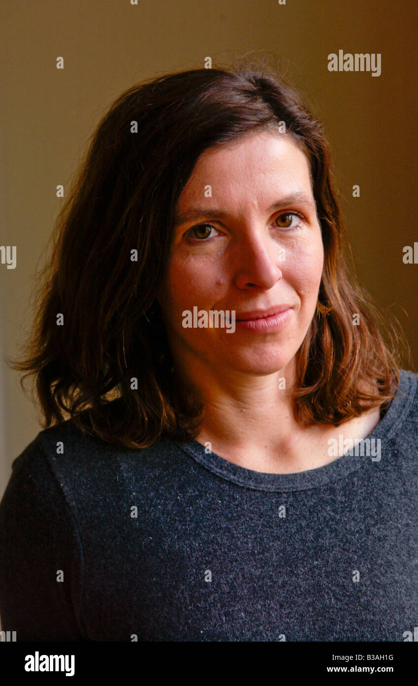 Canadian born novelist Rachel Cusk portrait at home Stock Photo - Alamy