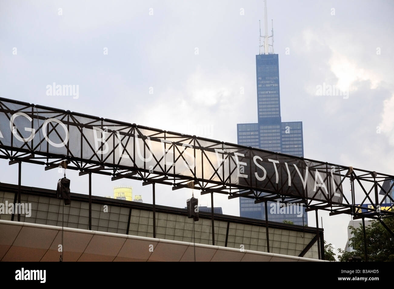 Chicago Blues Festival SignChicago Blues Festival Sign Stock Photo - Alamy