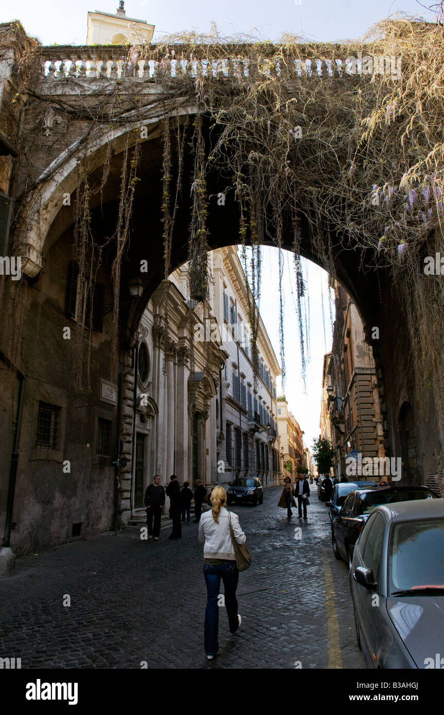 An old archway in Rome, Italy Stock Photo - Alamy