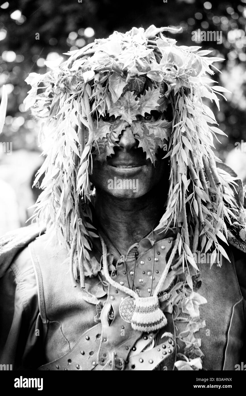 Green man festival wales Black and White Stock Photos & Images - Alamy