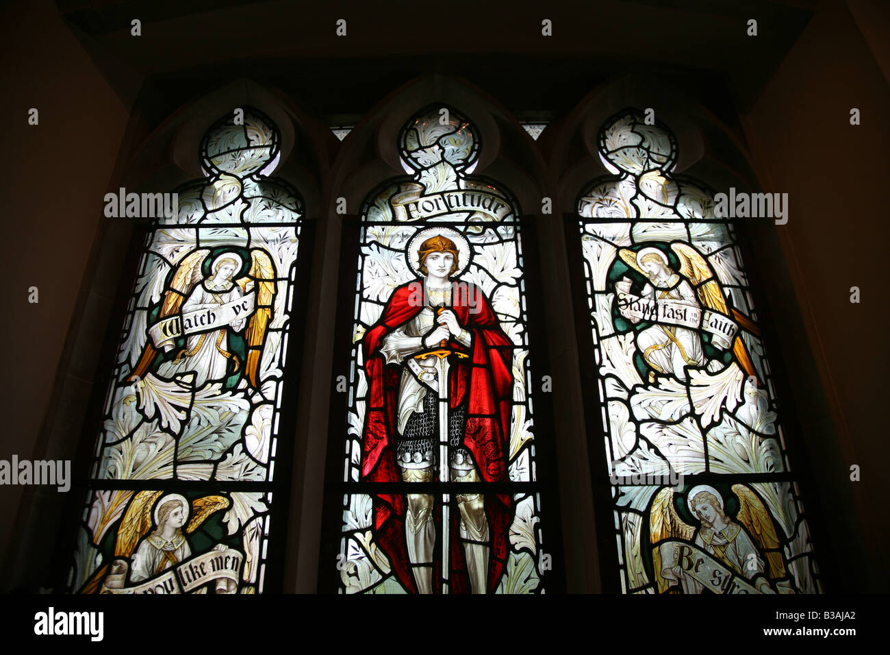 Church stained glass windows Stock Photo - Alamy