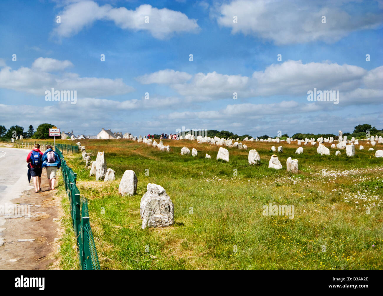 Carnac Menhirs Megaliths Brittany High Resolution Stock Photography and ...