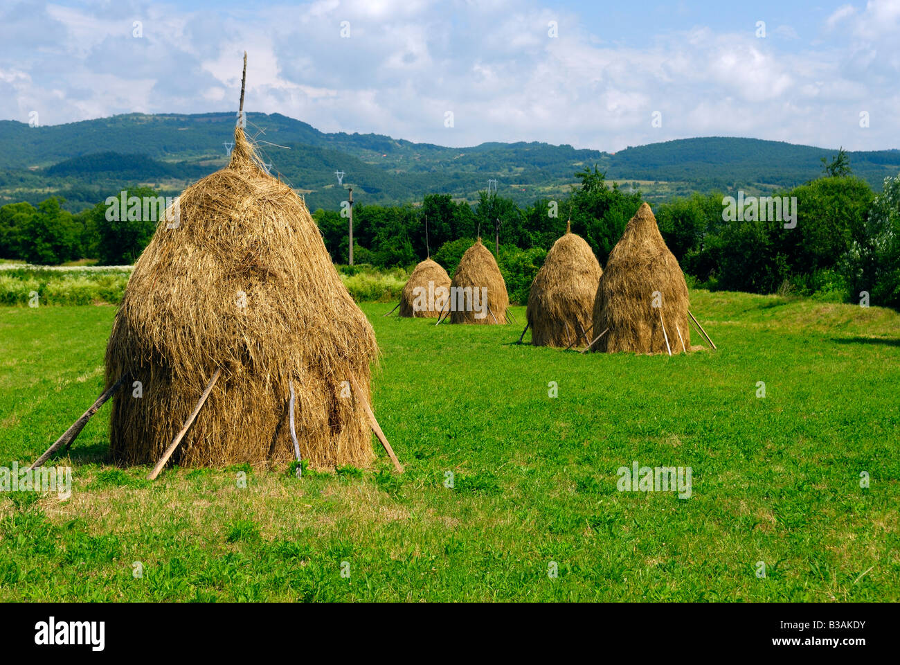 Haystack romania hi-res stock photography and images - Alamy