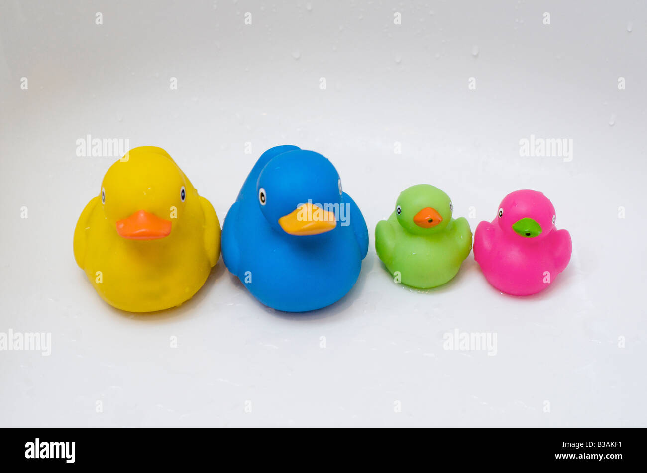 Colourful rubber ducks Stock Photo - Alamy
