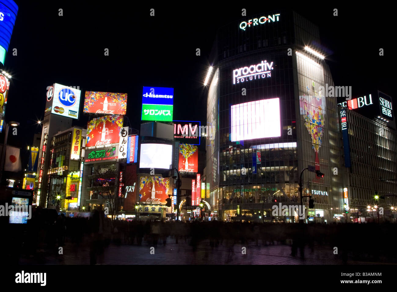 Tokyo shibuya advert hi-res stock photography and images - Alamy