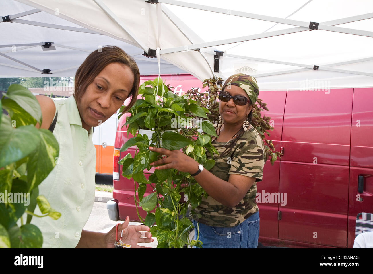 Community Farmers Market Stock Photo - Alamy