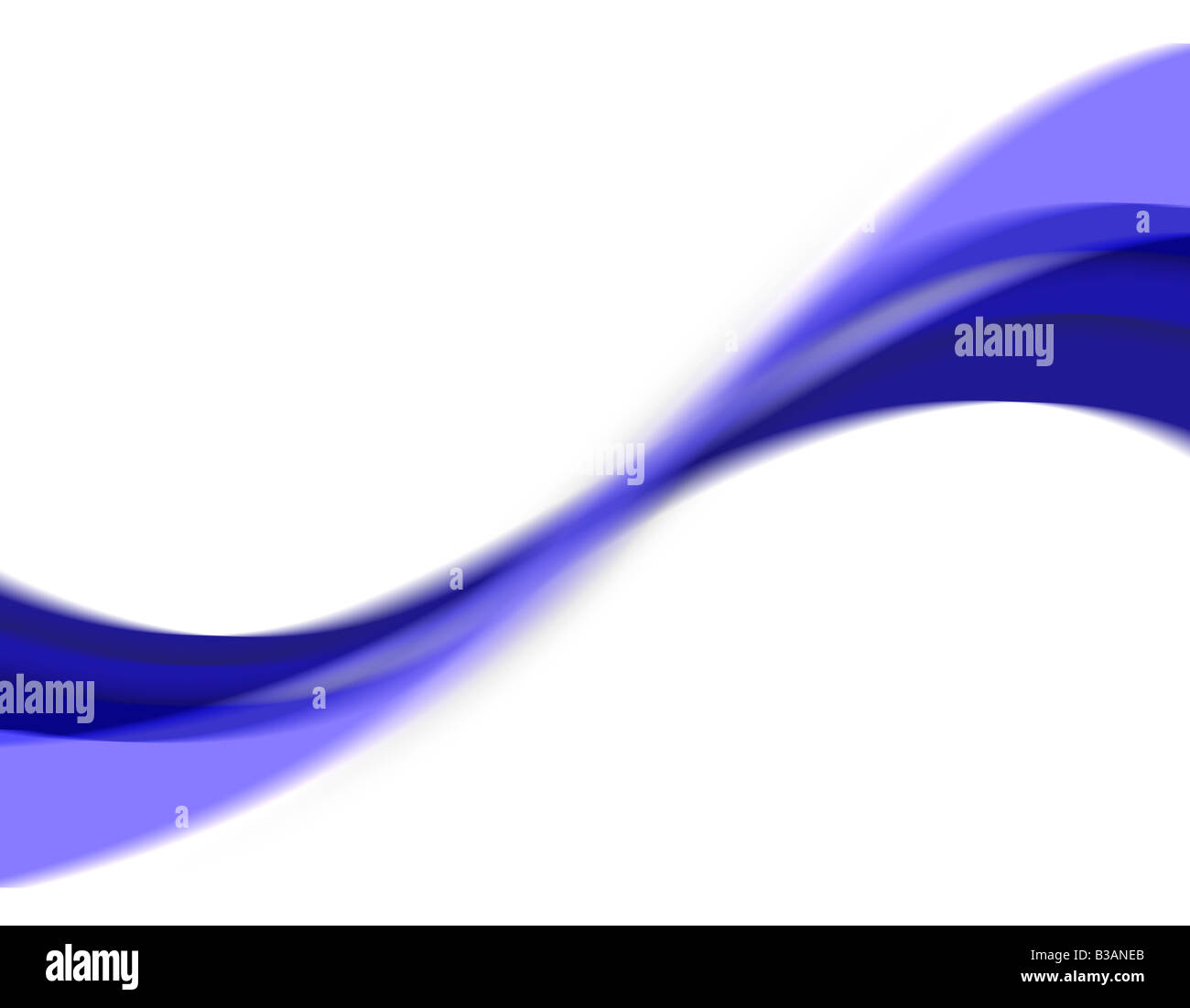 A wavy blue abstract layout great for use as a design template or ...