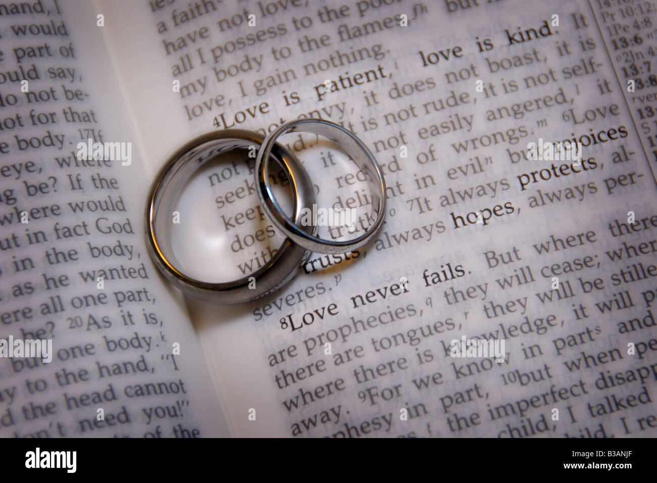 two wedding rings Stock Photo - Alamy