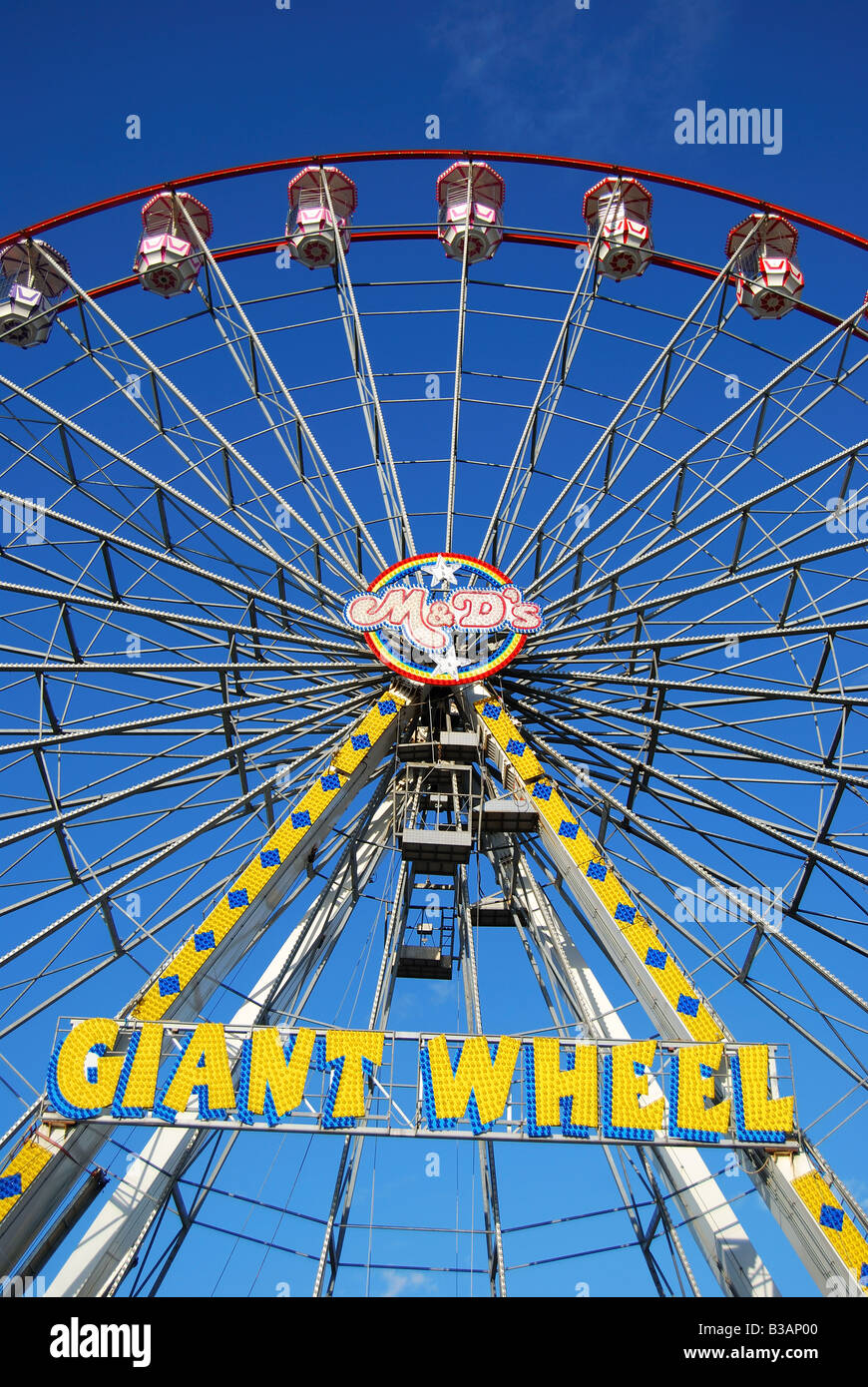 The Giant Wheel, Cardiff Bay, Cardiff, Wales, United Kingdom Stock ...
