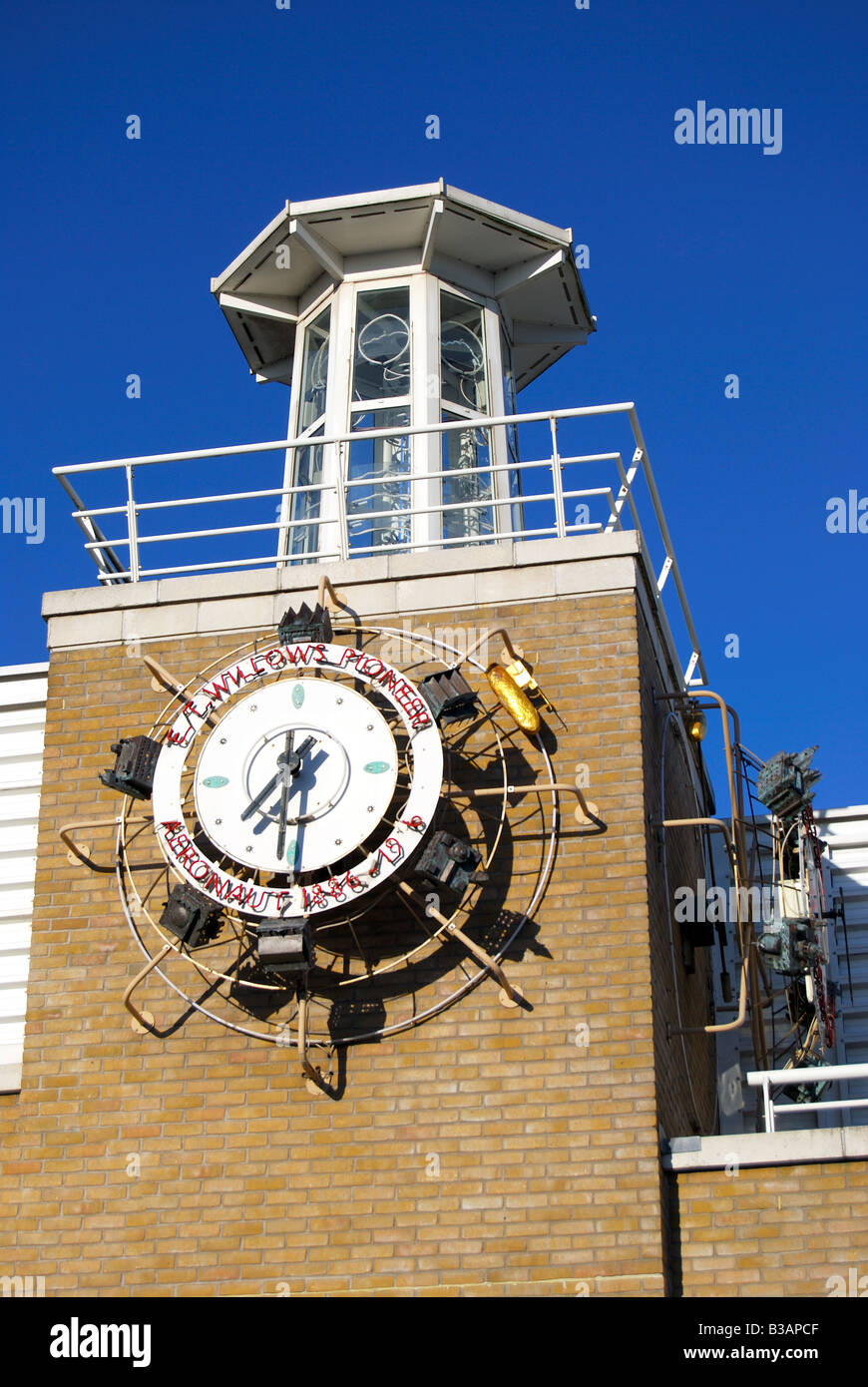 Captain Ernest Willows Clock, Mermaid Quay, Cardiff Bay, Cardiff, Wales ...