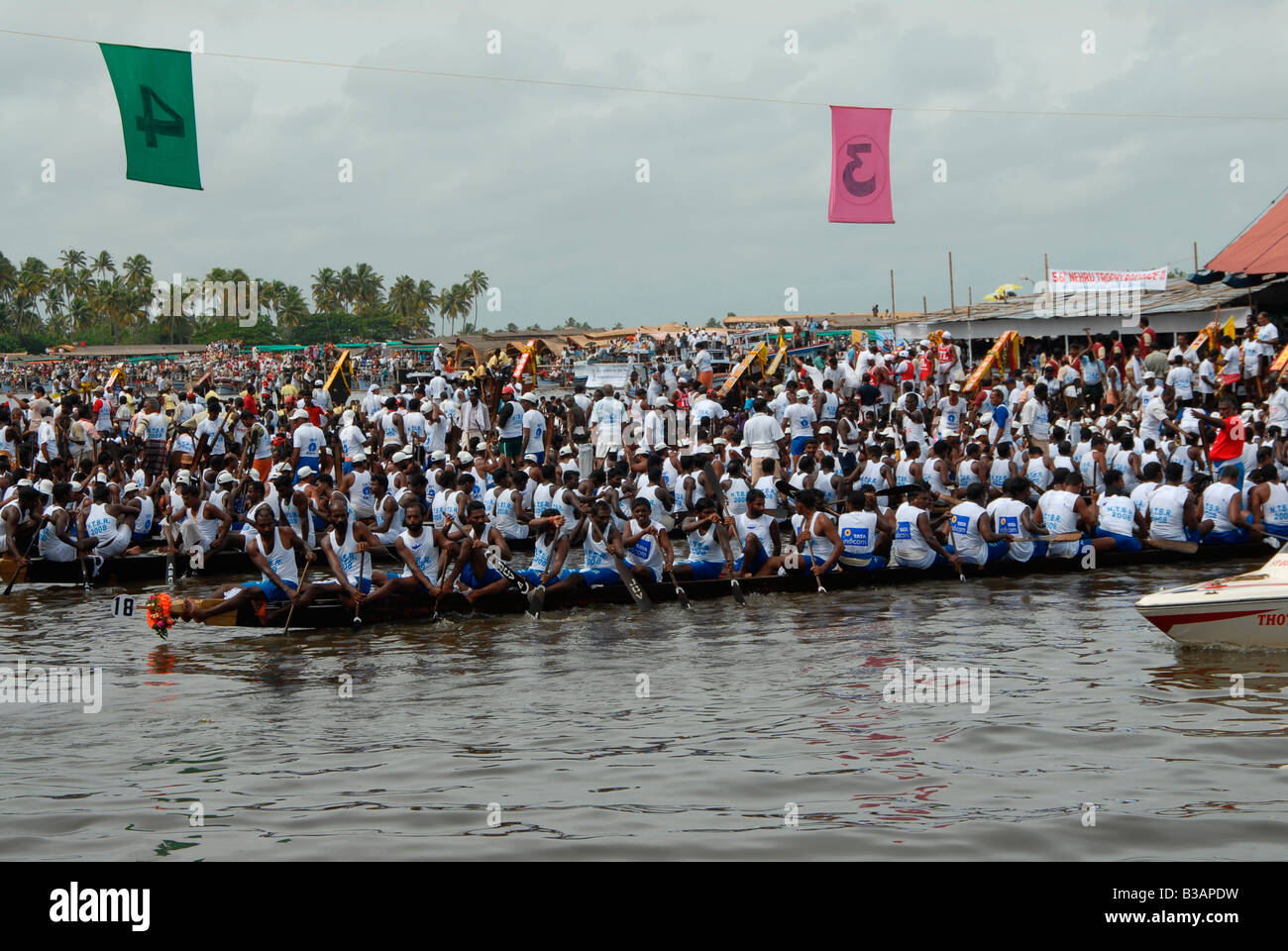 Nehru Trophy boat race at Alleppey,Kerala,India Stock Photo - Alamy
