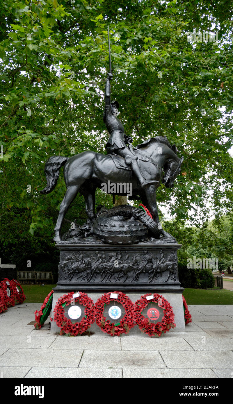 England, London, statue in Hide Park, "Remembrance Day Stock Photo - Alamy