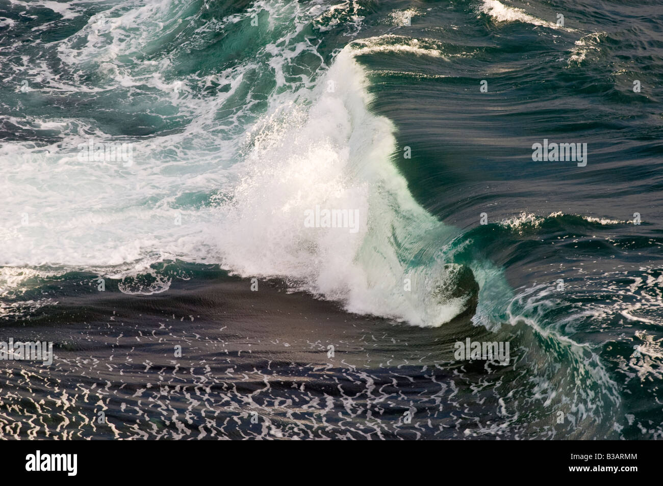 sea spray on waves Stock Photo - Alamy