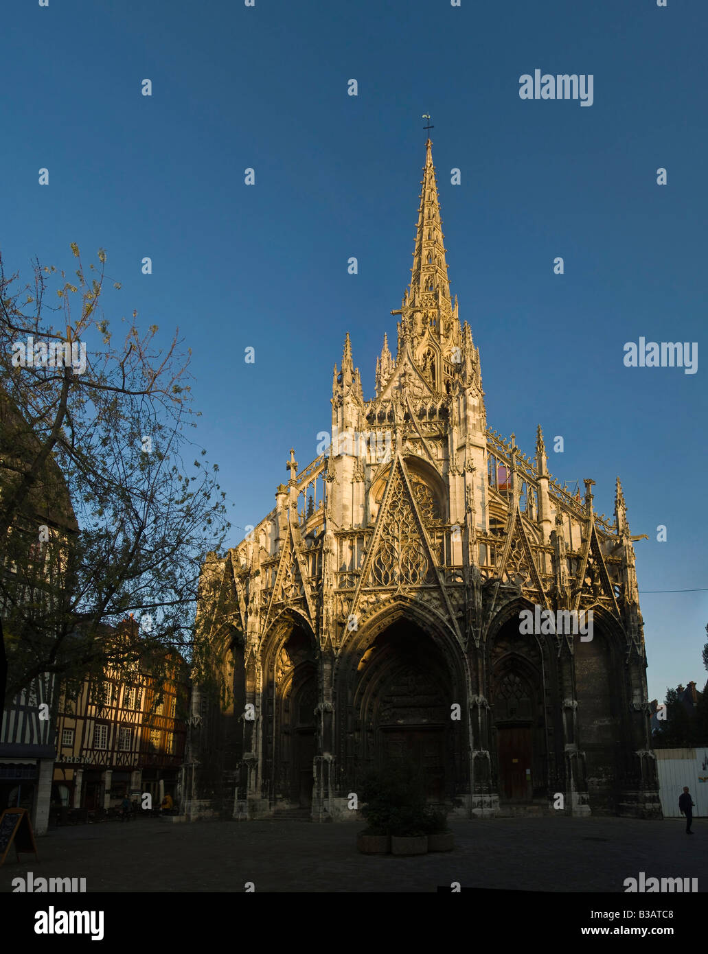 Normandy city of Rouen Saint-Maclou rouen gothic church Stock Photo - Alamy