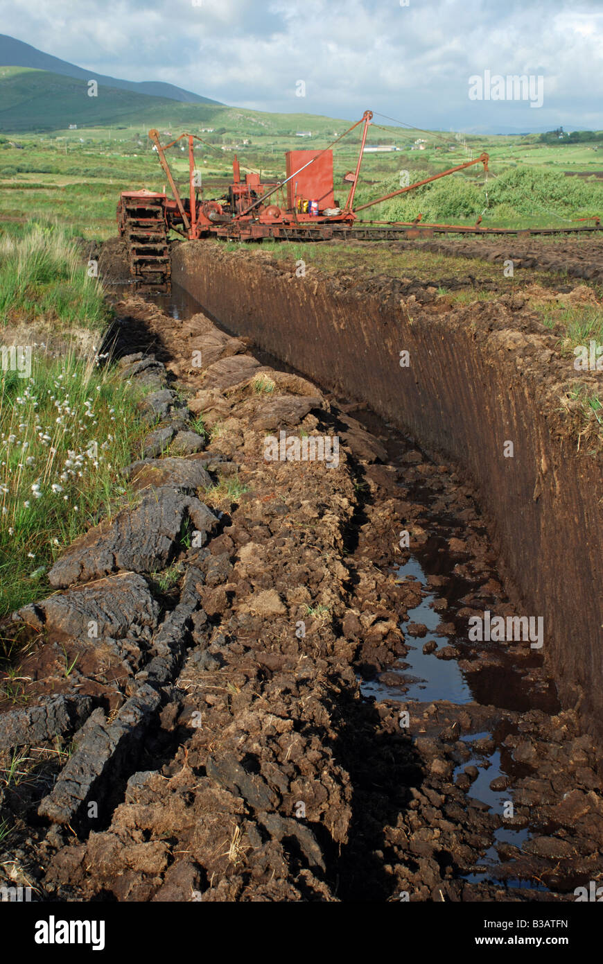 Peat cutting machine hi-res stock photography and images - Alamy