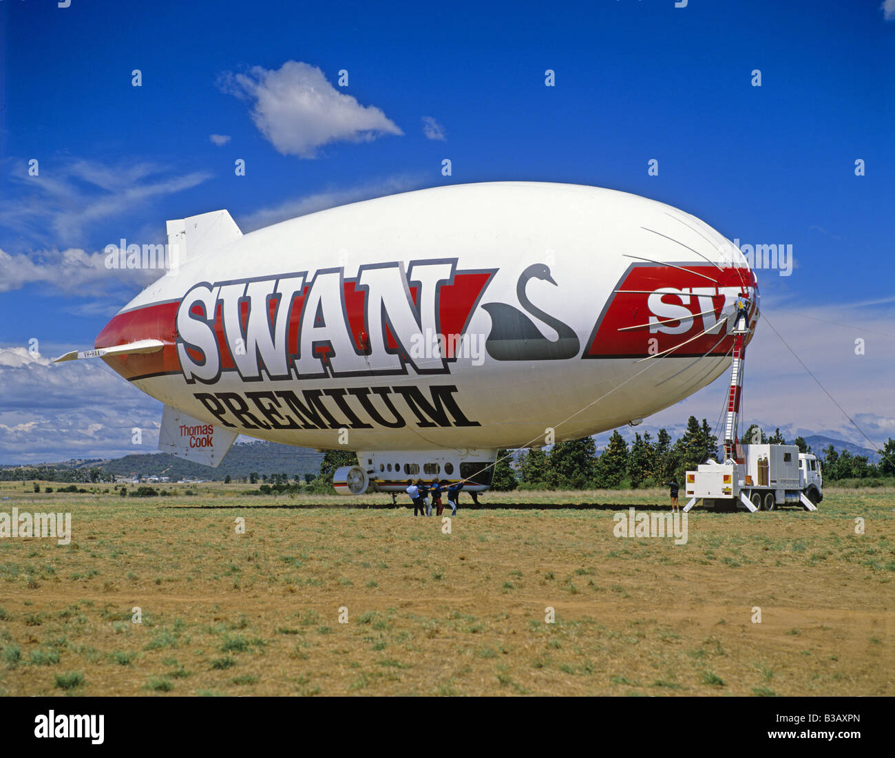 Skyship 600 at Canberra Airport Australia Stock Photo - Alamy