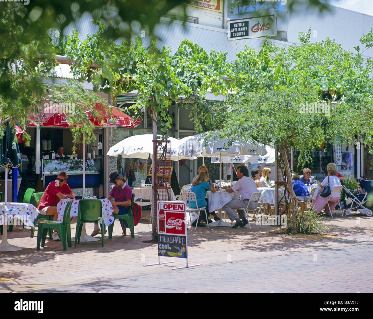 Open Air Cafe Todd Street Alice Springs Northern Territory Australia ...