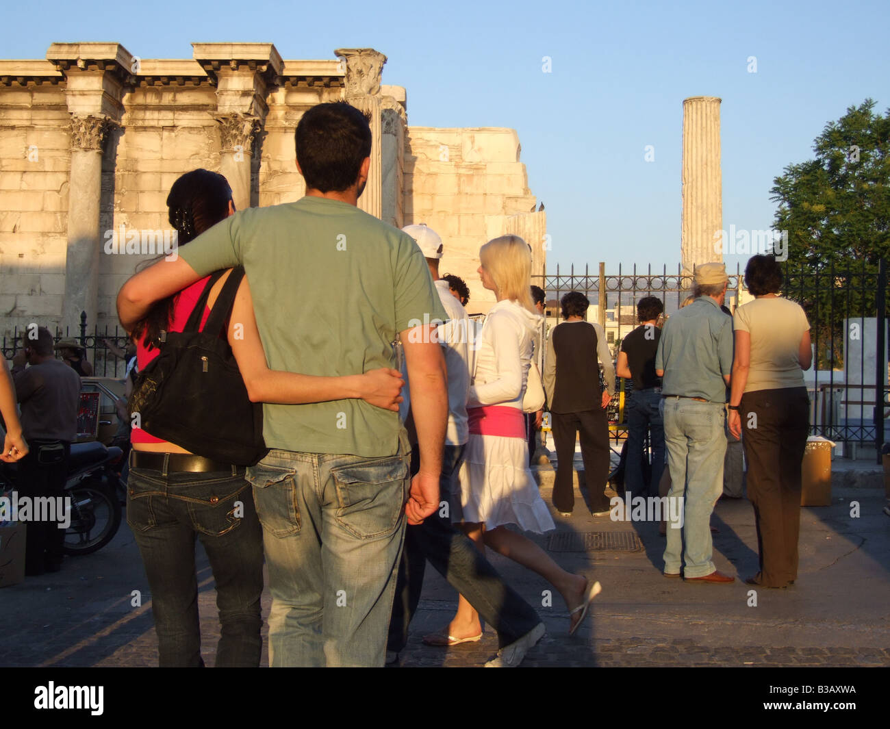 street scene in greece, athens Stock Photo - Alamy