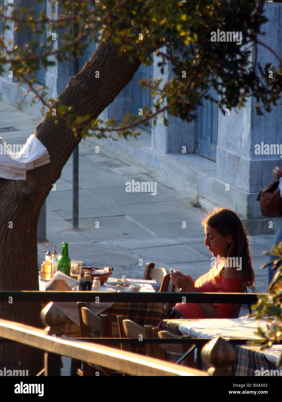 a street scene in athens, greece Stock Photo - Alamy