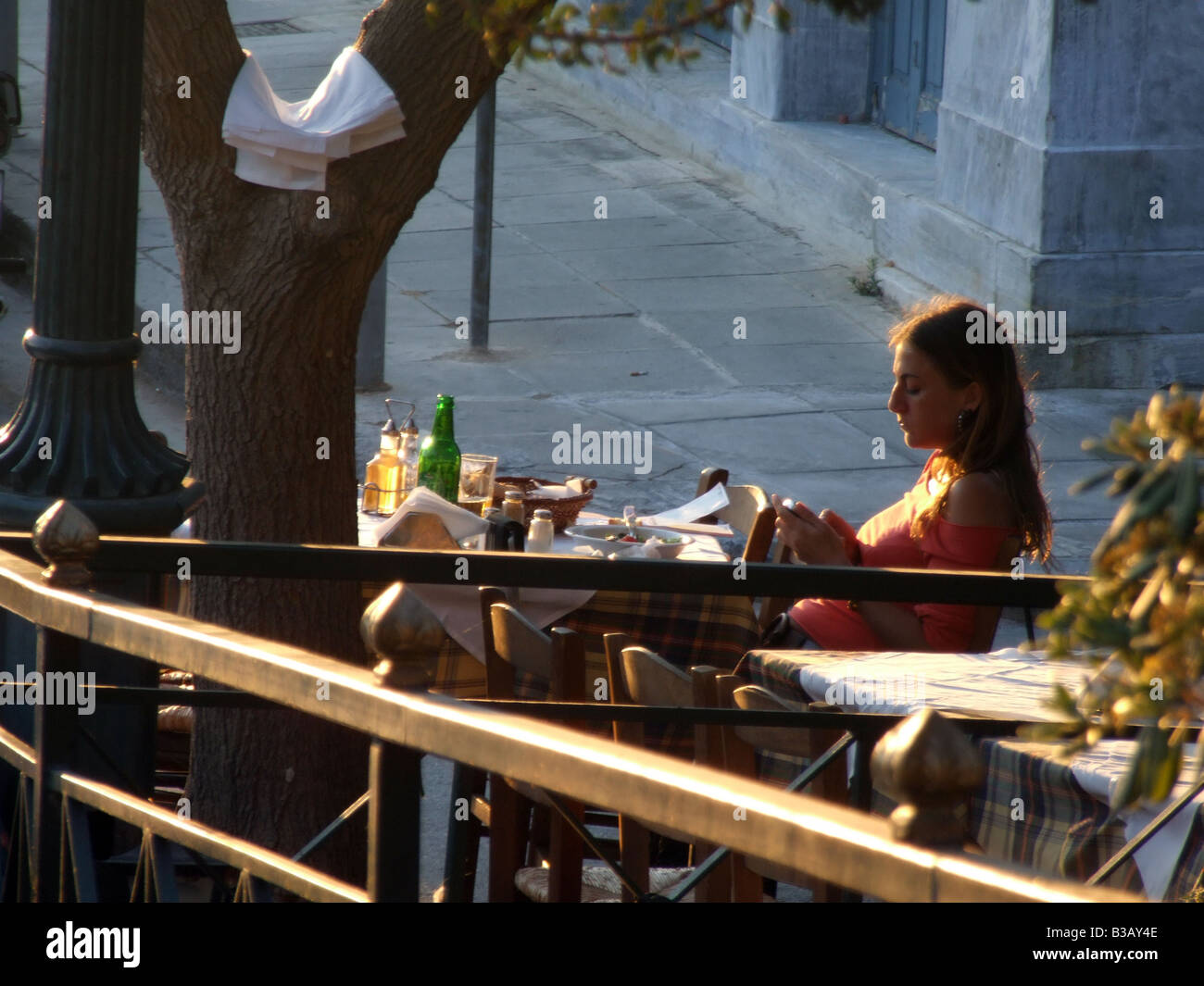 a street scene in athens, greece Stock Photo - Alamy