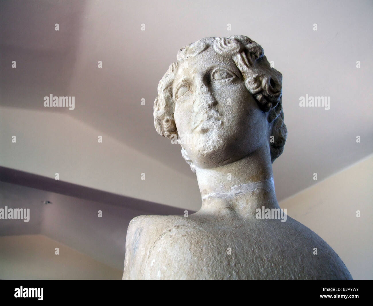 archaeological relic in museum on the greek island egina Stock Photo ...