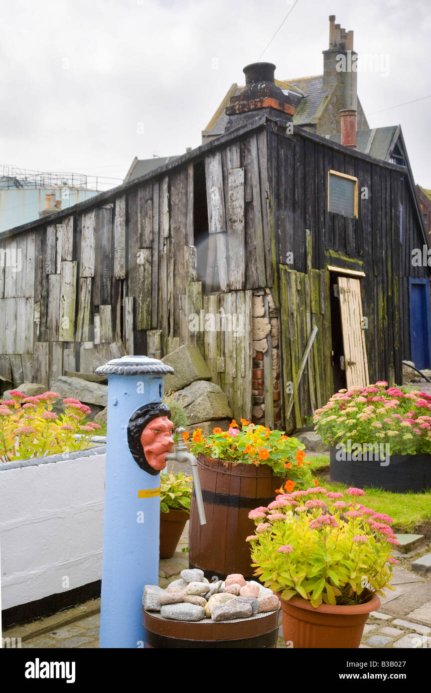 Houses, gardens, sheds in Footdee, St Fittick or Fittie, Aberdeen ...