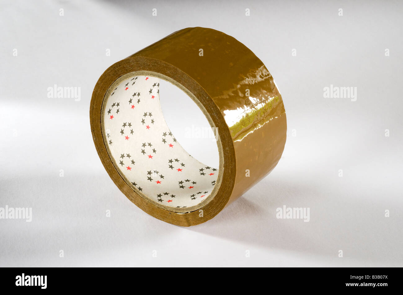 Roll of brown parcel tape Stock Photo - Alamy