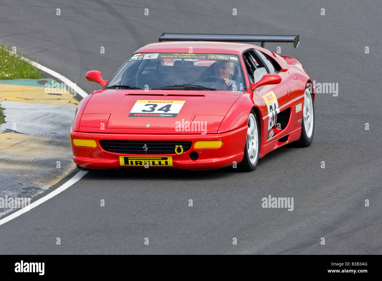 Racing Ferrari F355 Knockhill Fife Scotland 2008 Stock Photo - Alamy