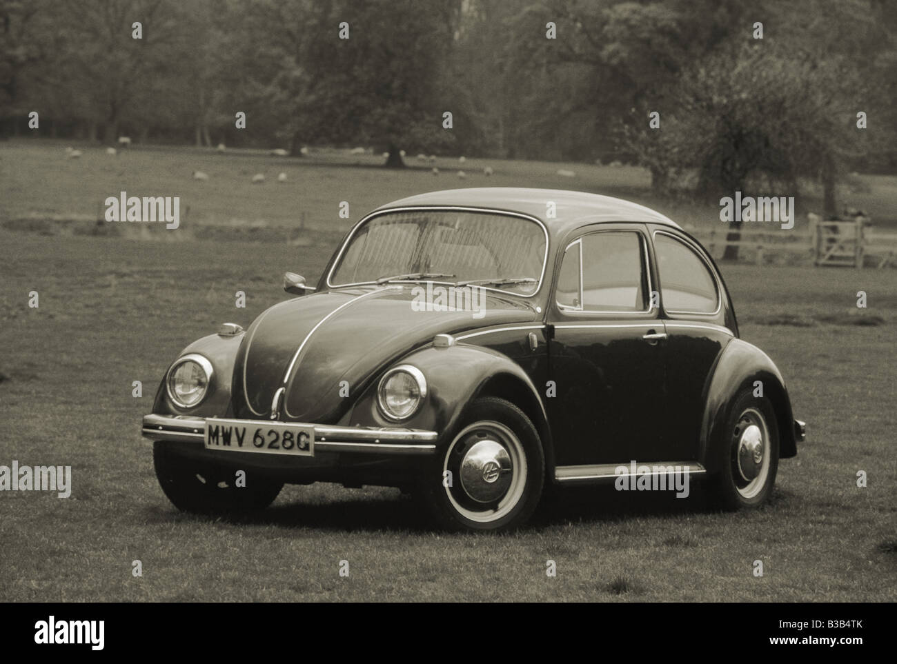 Volkswagen Beetle 1300 of 1968 Stock Photo - Alamy