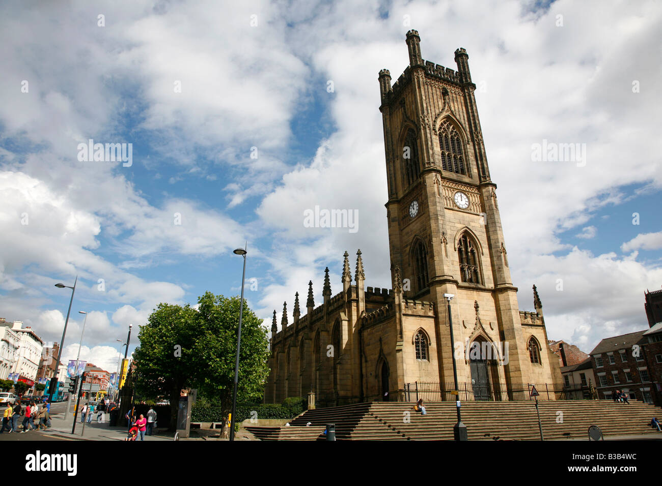 July 2008 - St Luke church on Leece street Liverpool England UK Stock ...