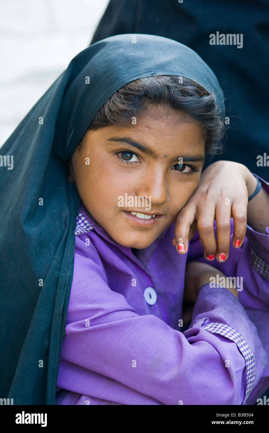 Homeless Baluchi Girl Begging in the Streets of Tehran Iran Stock Photo ...