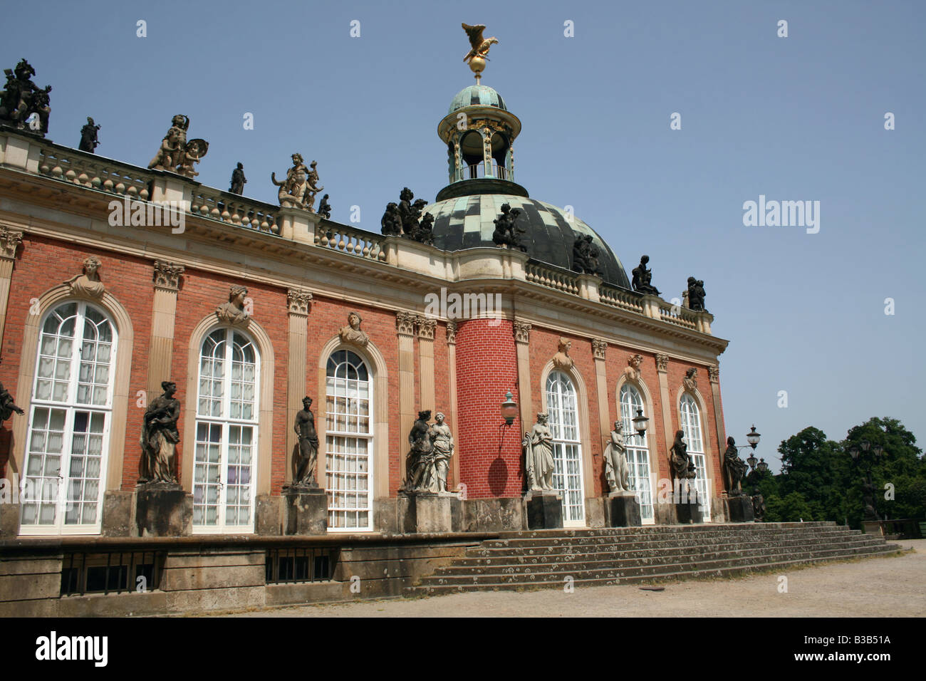 exterior of Neues Palais von Sanssouci New Palace at Sanssouci Potsdam ...