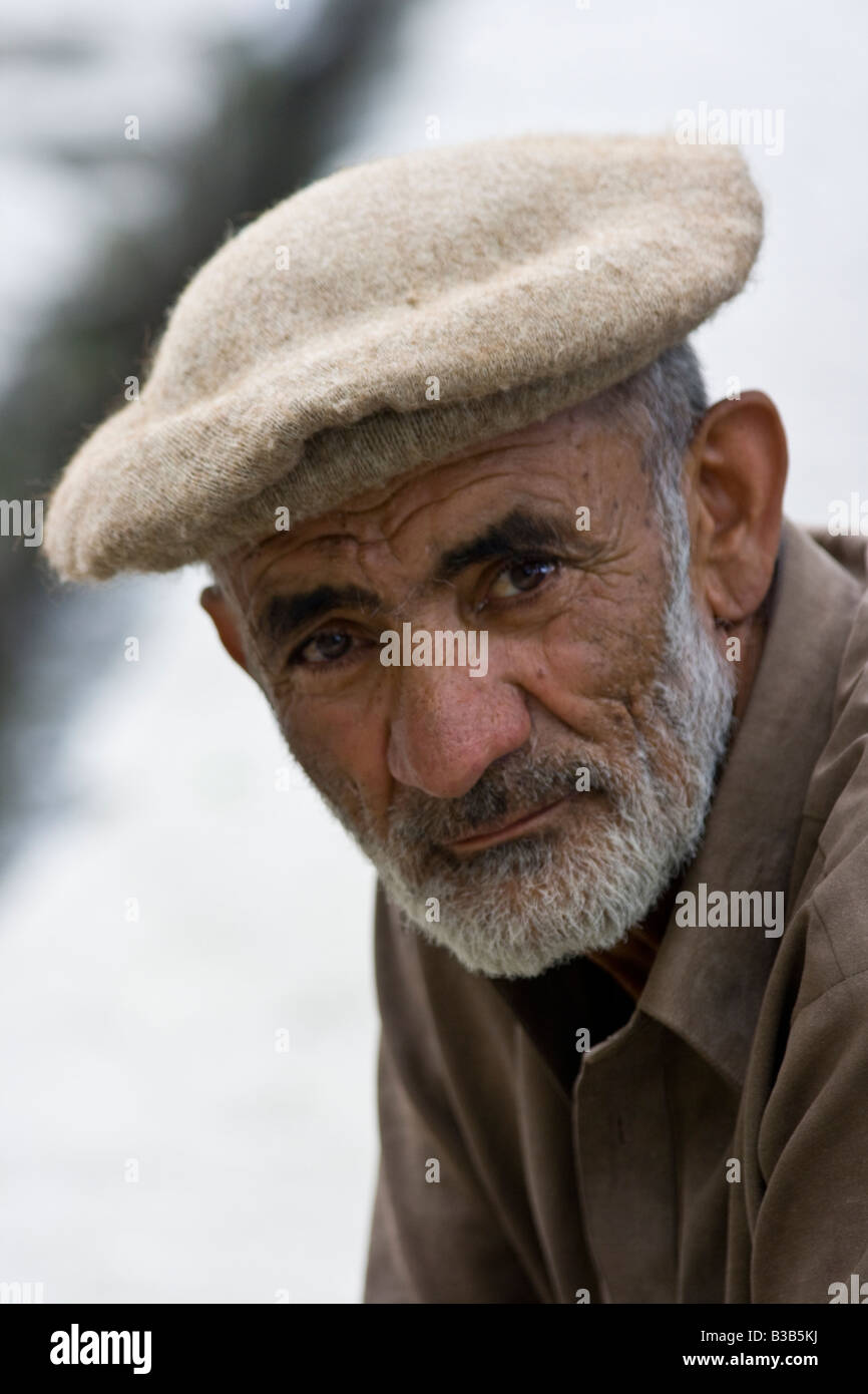 Hunza Man in the Village of Ganish near Karimabad Pakistan Stock Photo ...